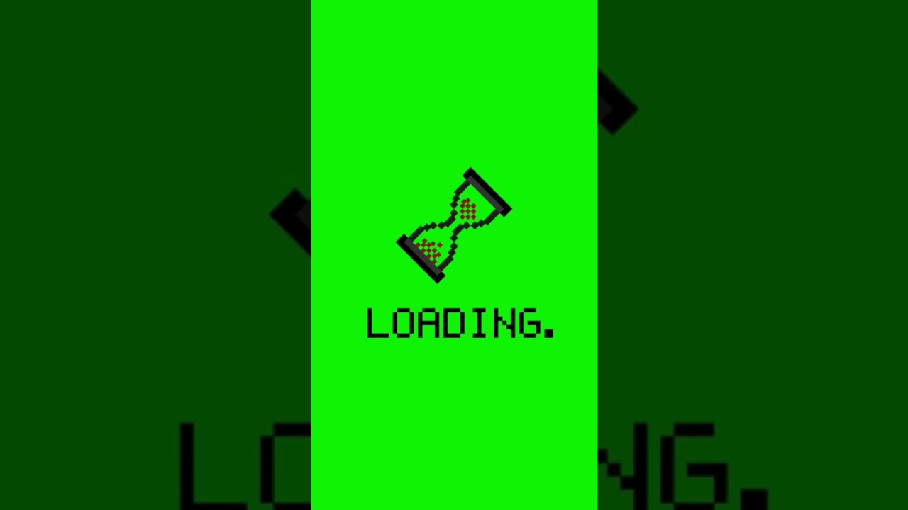 Free Footage Download | Hour Glass Loading #greenscreen #editable #illustration # #animated #vector
