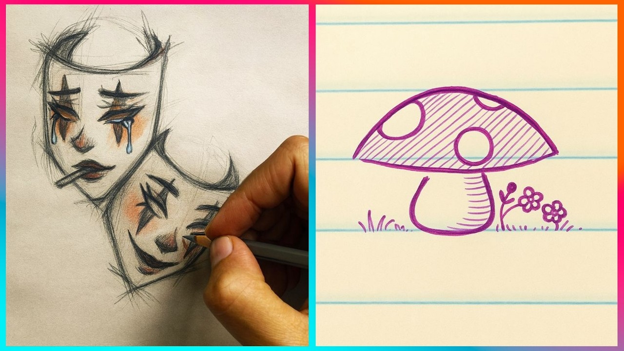 Easy Doodle Art For When You're Bored In Class