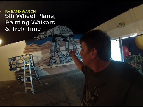 RV BAND WAGON (5th Wheel Plans, Painting Walkers & Trek Time!)
