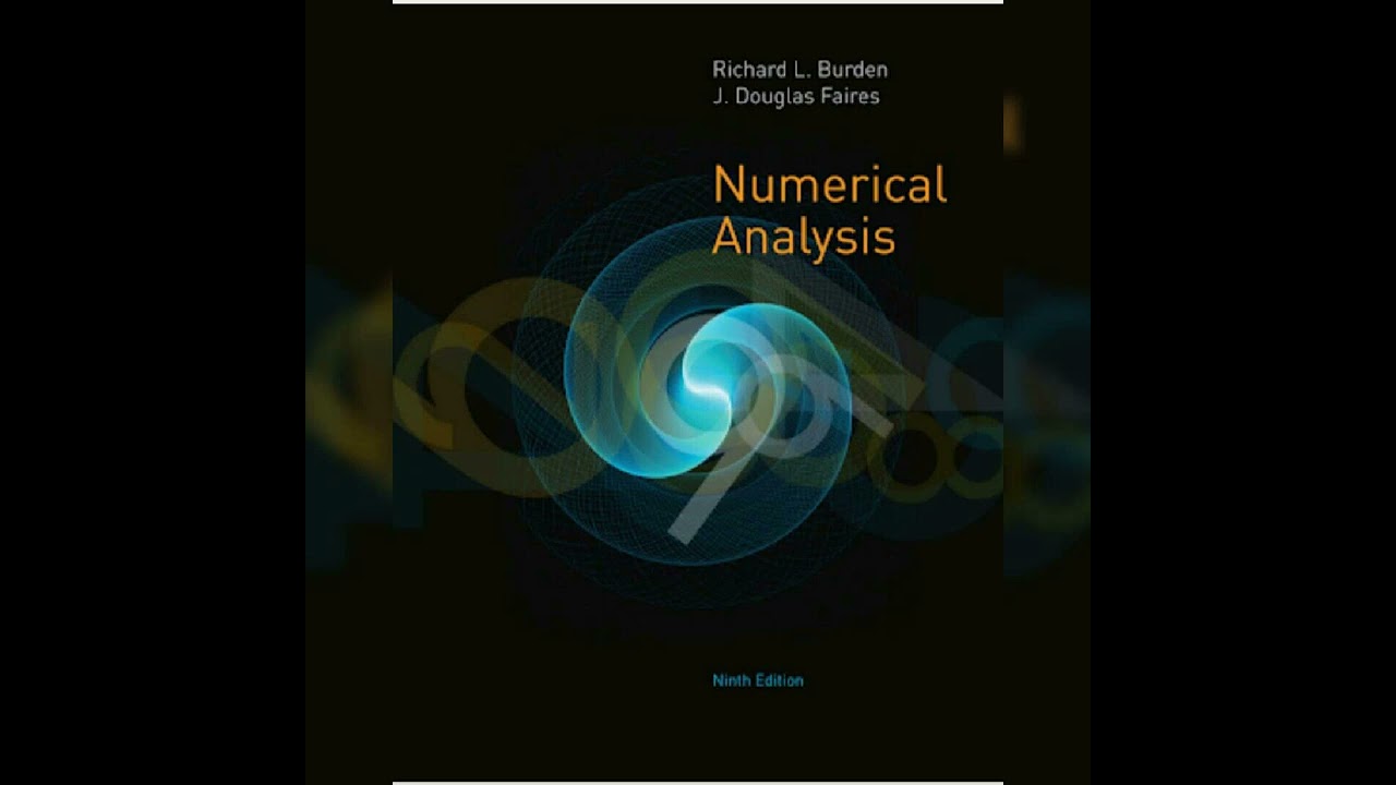 numerical analysis by Richard L Burden and J Douglas Faires| pdf link in description|#notessharing