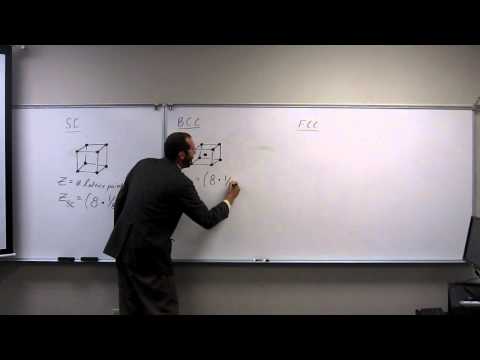 Unit Cell Discussion - Number of Lattice Points 001