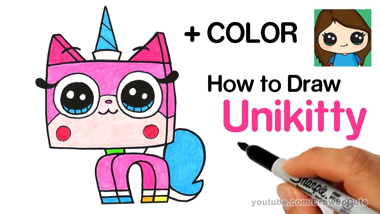 How to Draw Unikitty Easy