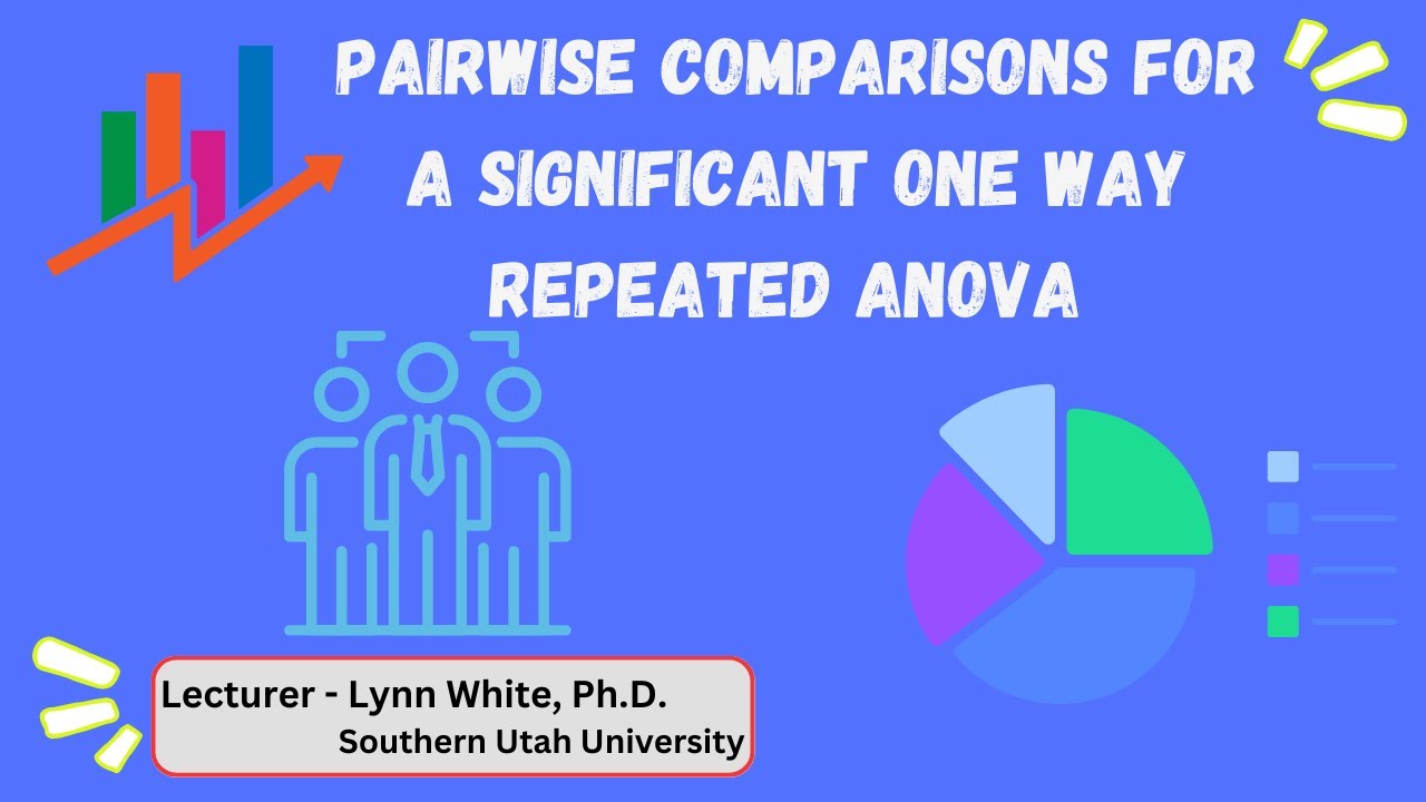 18. Pairwise comparisons for a significant one way repeated ANOVA