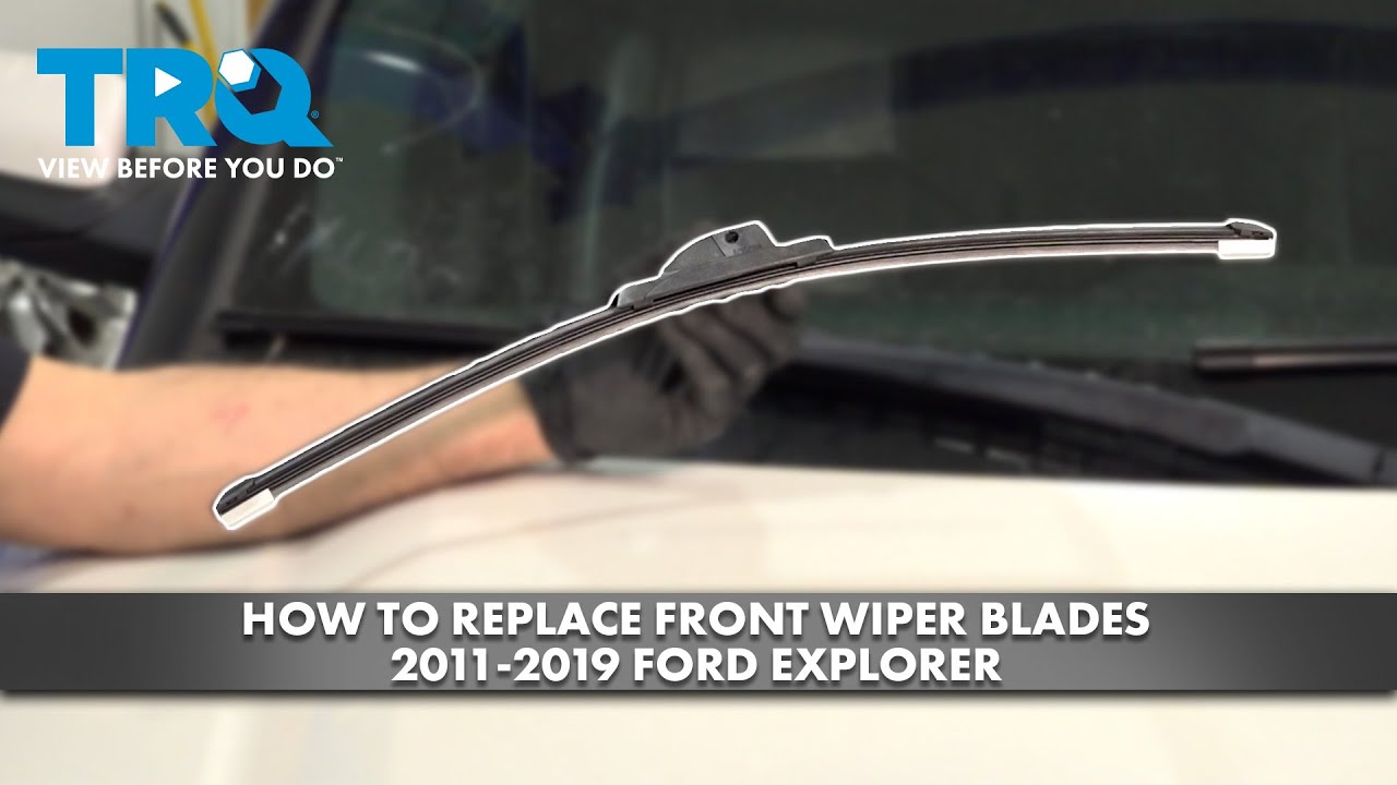 How to Replace Front Wiper Blades 2011-2019 Ford Explorer