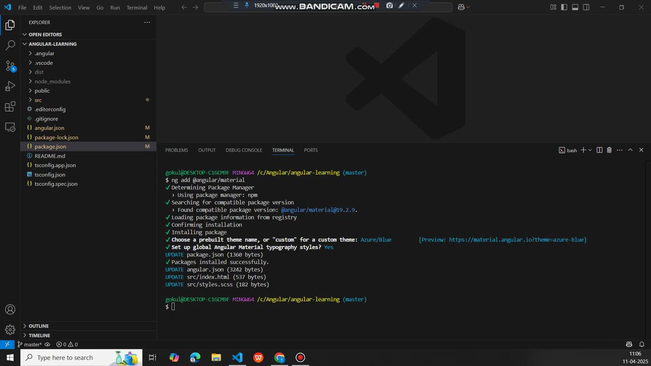 2  How To Install Angular Material Angular Application How To Use #angular19 #angular #typescript
