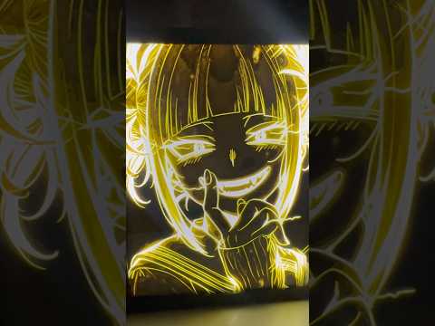 🖼️ TOGA - MY HERO ACADEMIA | NEON FRAME・ STL File for 3D printing・Cults