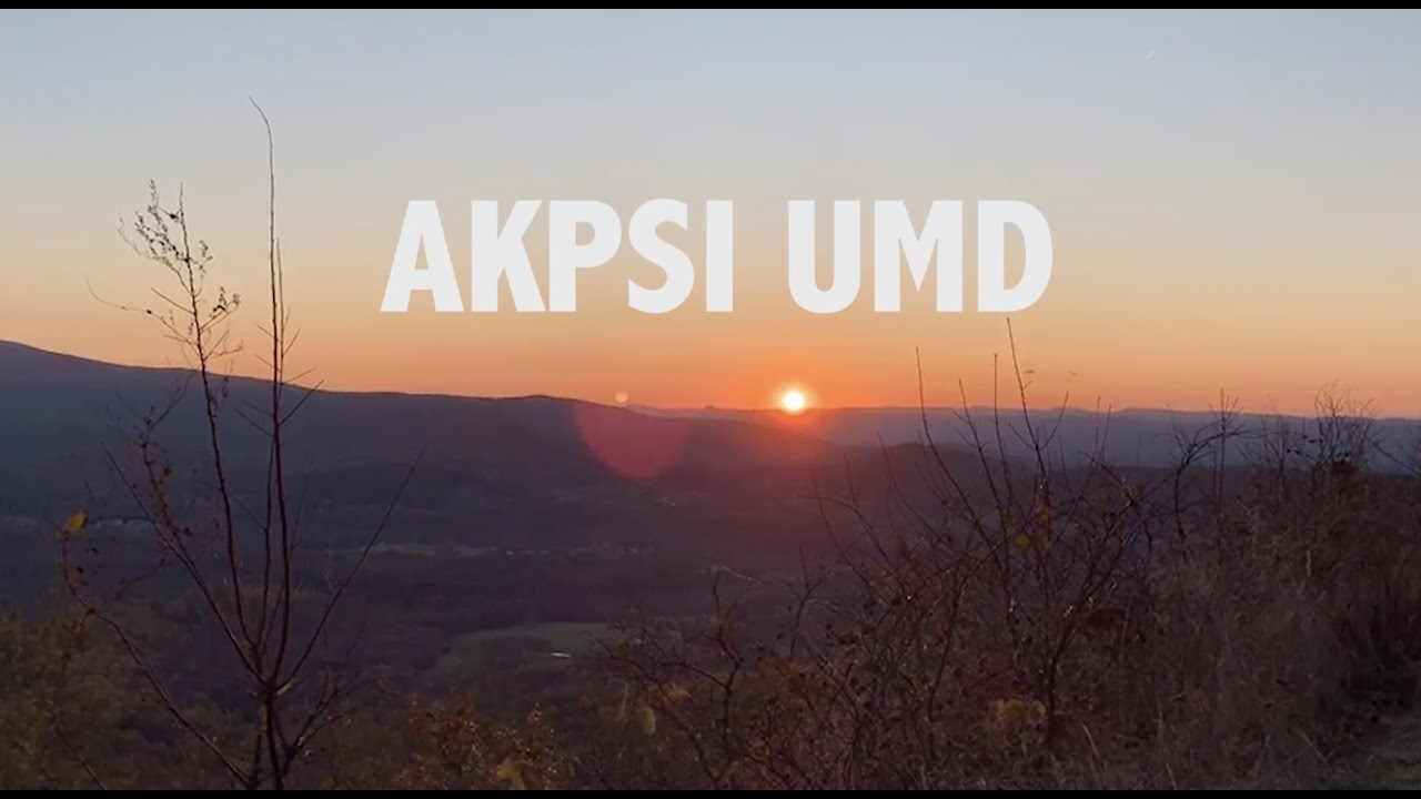 AKPsi UMD Spring 2020 Rush Video