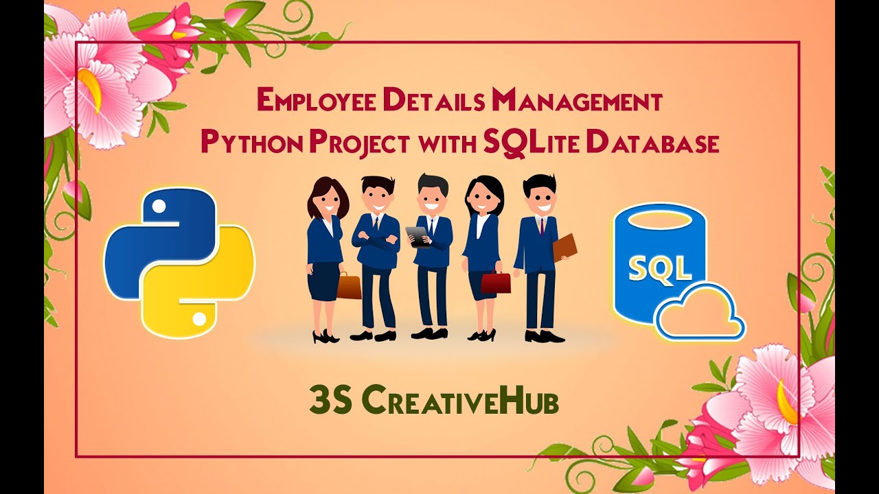 Employee Details Management #python Project connect with SQLite (DB Browser) Database