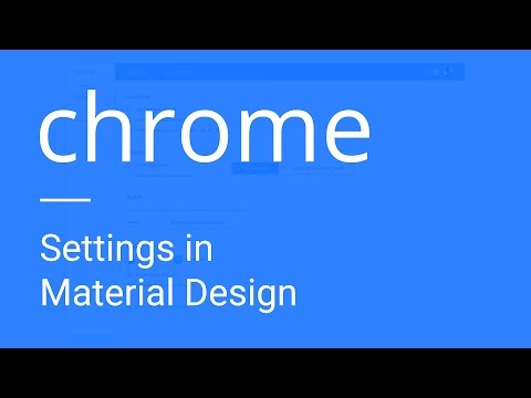 Chrome settings material design redesign. DailyUI #007 - Settings