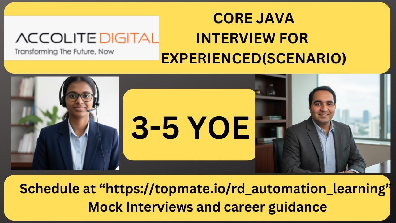 Accolite Java Interview Questions | Core Java Interview Questions