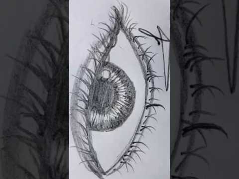 How to draw Anime eyes drawing #art #anime drawing #trending