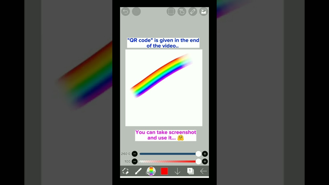 Rainbow Brush in ibisPaintX || How to Use / Get Rainbow Brush || #ibispaintx #rainbowbrush