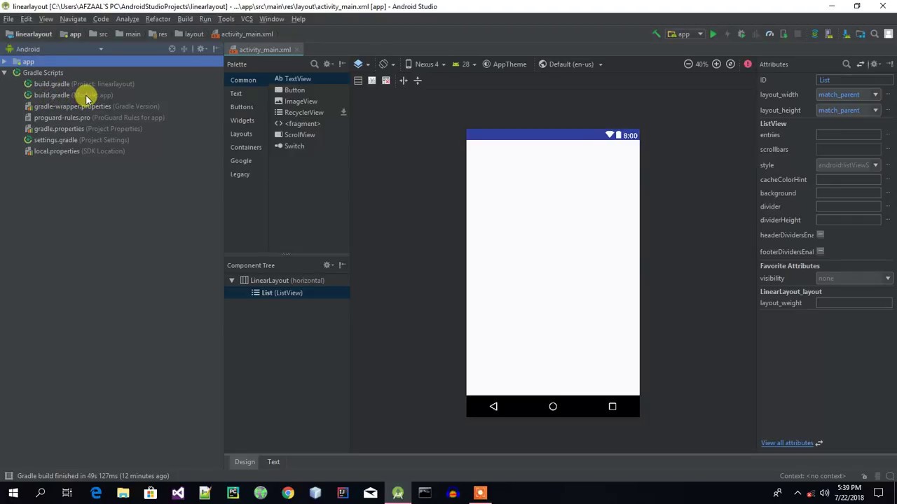 How to solve Rendering Problem  in Android Studio 3.1 100% working