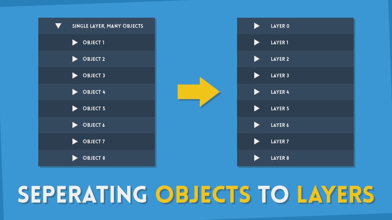 How To Seperate Objects to Their Own Layers | Illustrator Tutorial