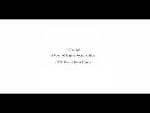 The Chaos by Gerard Nolst Trenité