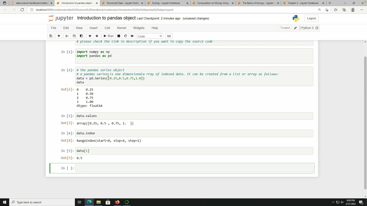 Python Data Science Handbook: full text in Jupyter Notebooks CH 3