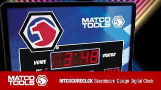 SCOREBOARD CLOCK MTCSCORECLCK | Matco Tools