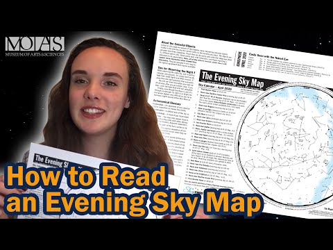 How to Read an Evening Sky Map