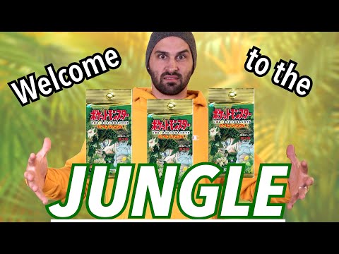 *1,500 SUB SPECIAL!!* | Opening Vintage Japanese Jungle Booster Packs!