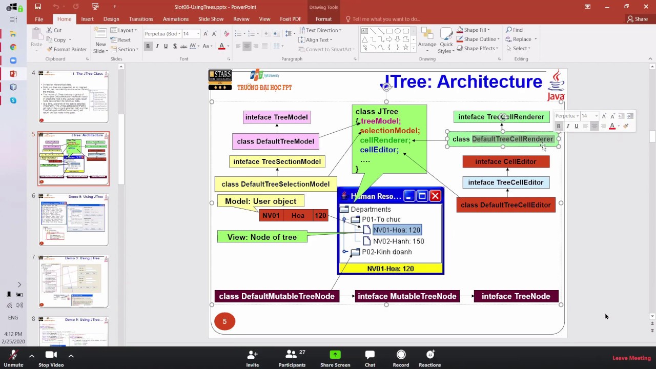 JTree trong Java Swing