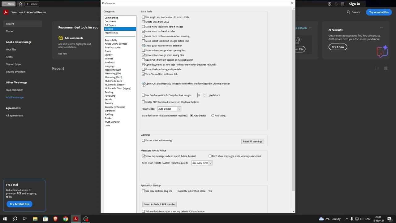 How to Stop Adobe Acrobat from Opening Automatically When Downloading PDFs