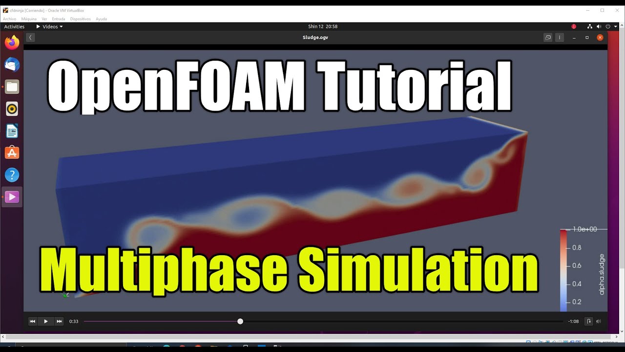 ✅ #OpenFOAM Tutorial | lockExchange | Multiphase Simulation