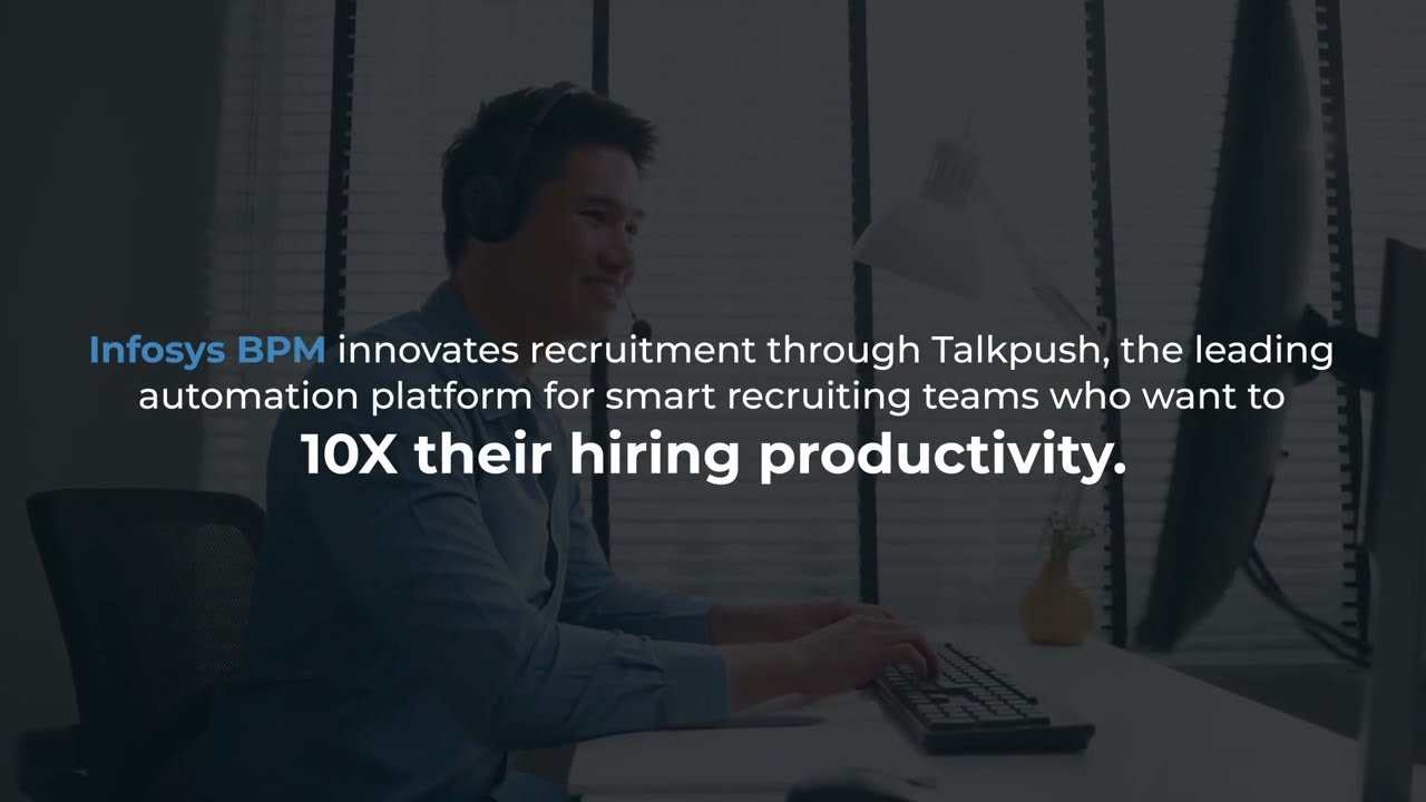 Infosys BPM triples the volume of referrals using Talkpush