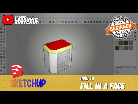 How To Fill In Face In Sketchup