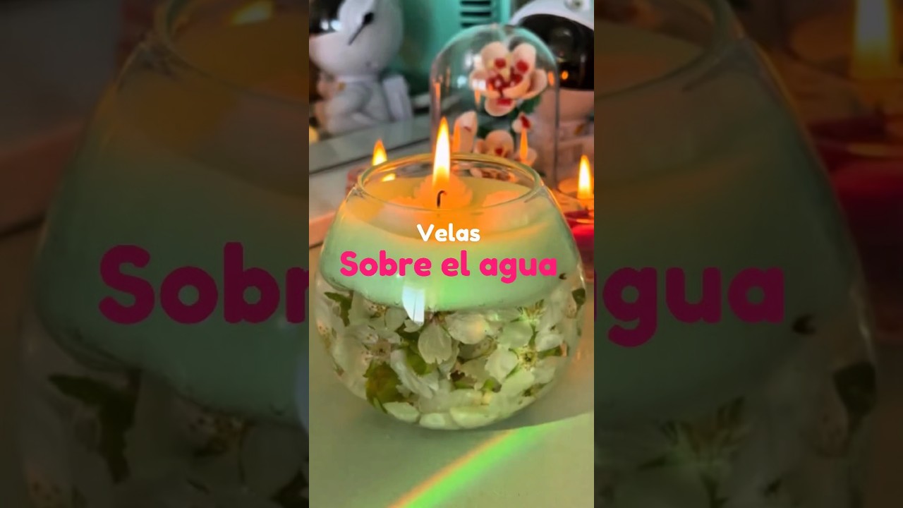 ✨ TUTORIAL: Create magical candles with WATER and WAX that everyone will ask where you bought the...
