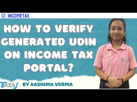 How to Verify Generated UDIN on Income Tax Portal | How Will the UDIN Appear on the Documents?