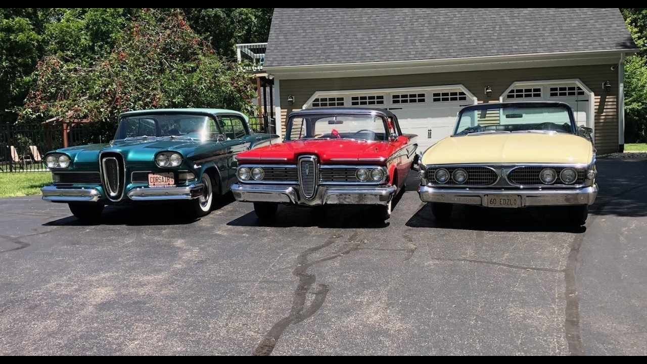 Car Addict Level: Edsel – Collector Has One Model From Every Year of ...