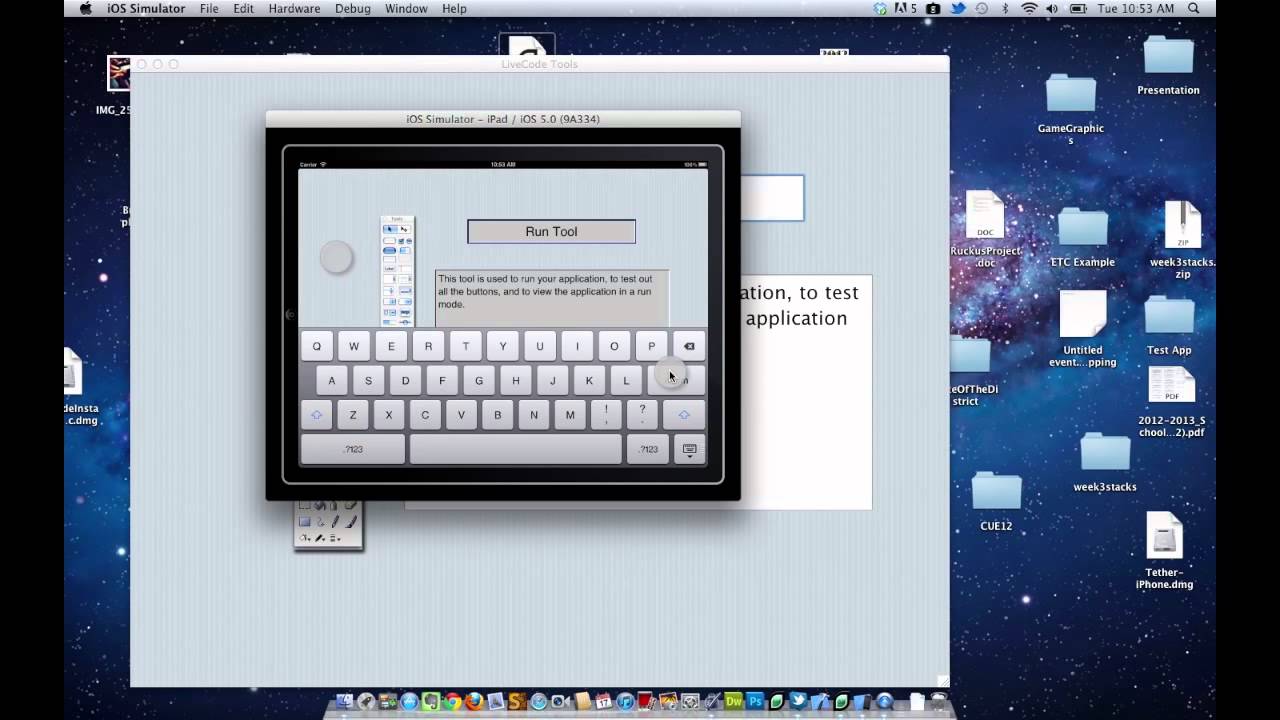 LiveCode Introduction - Tools Palette