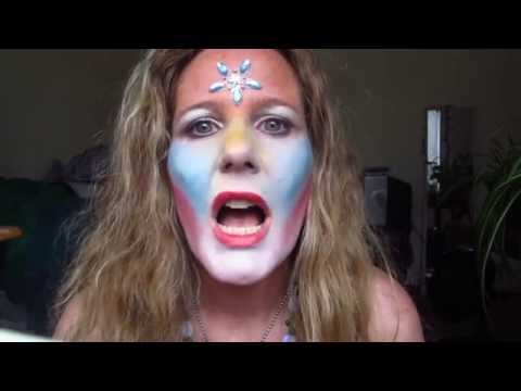 Goddess KRING world naked bike ride Seattle 2015 | Artist Shannon Kringen