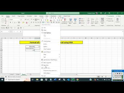 Format all cells on a sheet to General in Excel using VBA