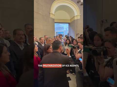 Rep. Ruiz Outside of Speaker Mike Johnson’s Office