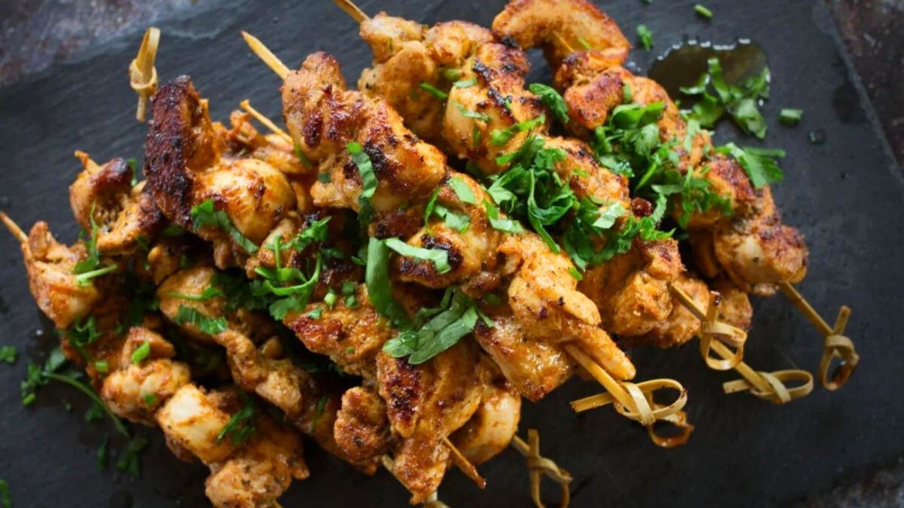 Paprika-Infused Chicken Skewers (Easy Tapas Recipe)