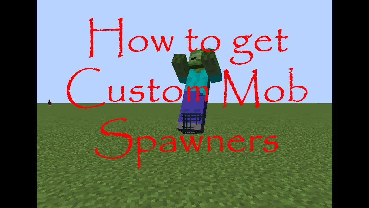 How To Get Custom Mob Spawner Minecraft 1.16