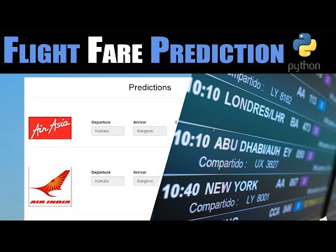 Flight Fare Prediction Software Using Python