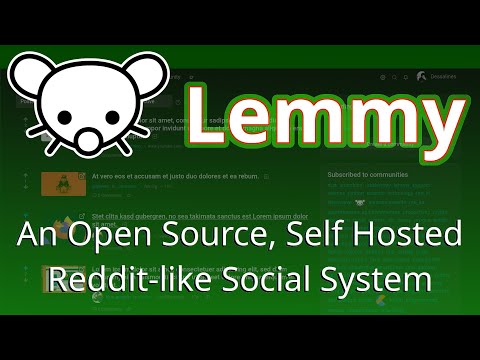 Lemmy - an Open Source, Federated, Self Hosted Reddit alternative.