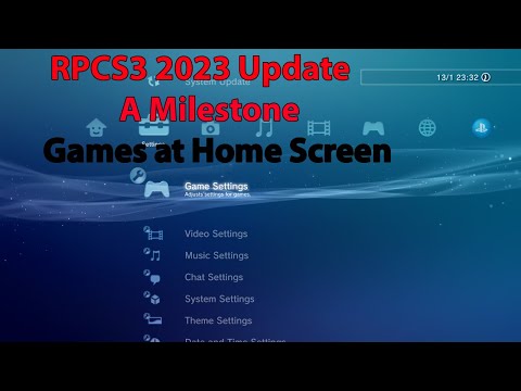 RPCS3 New Update A Milestone Now Games Showing at Home Screen