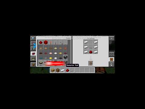 How To Crafting The Detector Rail In Minecraft.