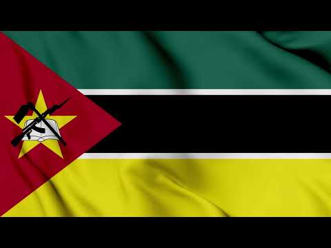 Mozambique Flag Waving Background | HD | ROYALTY FREE