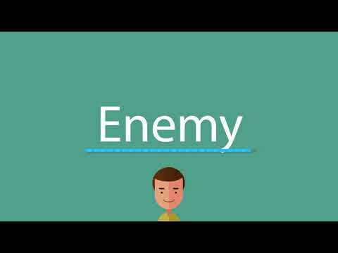 How to pronounce Enemy