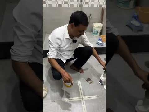 Bathroom waterproofing solution 9880487301 and how to apply #short #shorts #ytshorts
