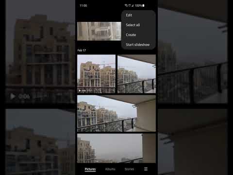 How to open the Samsung Galaxy Gallery Hidden Menu
