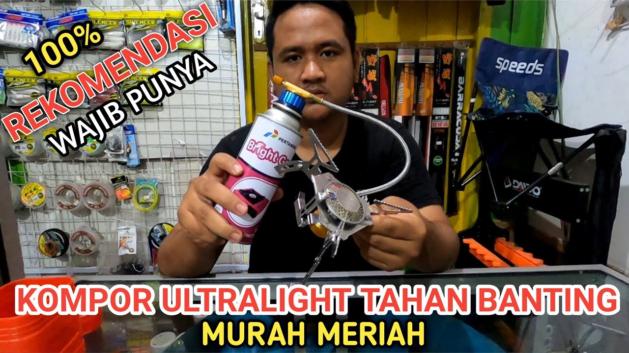 KOMPOR PORTABLE ULTRALIGHT TERBAIK 100% UNTUK MANCING DAN CAMPING ❗