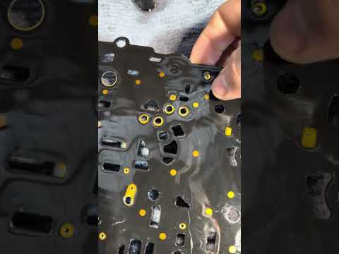 Chevy colorado 6L50, 6L80 transmission shifting issues. Check the valve body for a shrunk check ball