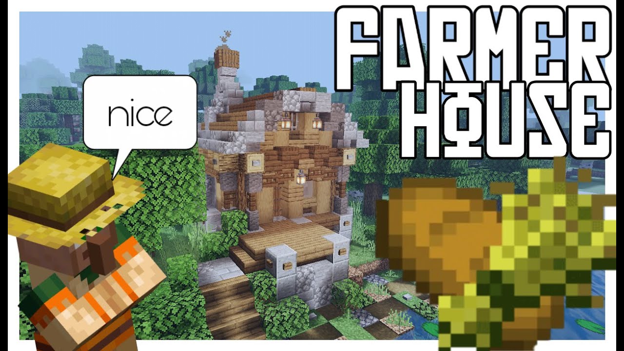 🅰🅵🆃: Villager Farmer House - Minecraft Builders