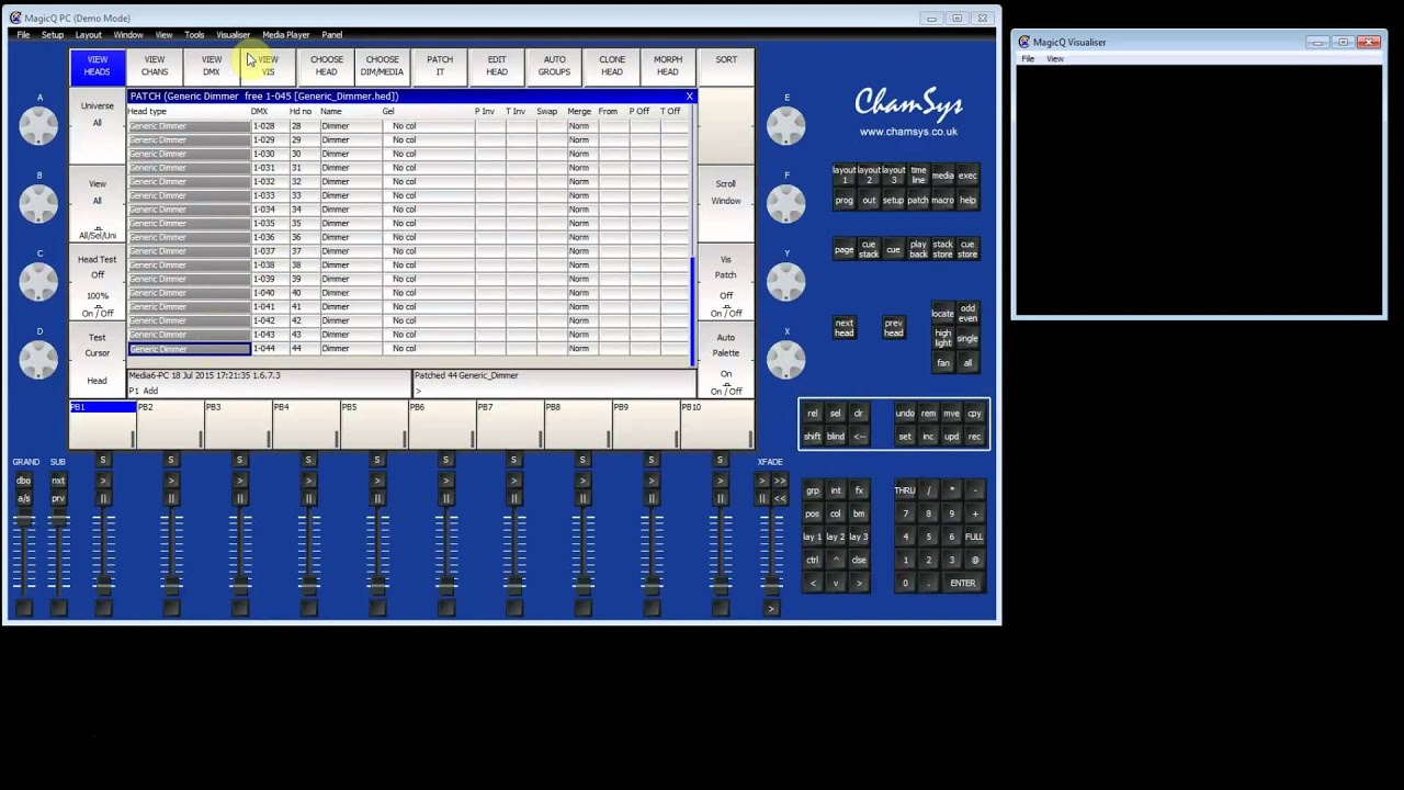 ChamSys MagicQ Tutorial 4