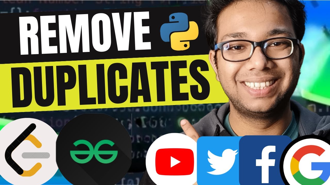 Remove Duplicates From Sorted Array Python Leetcode